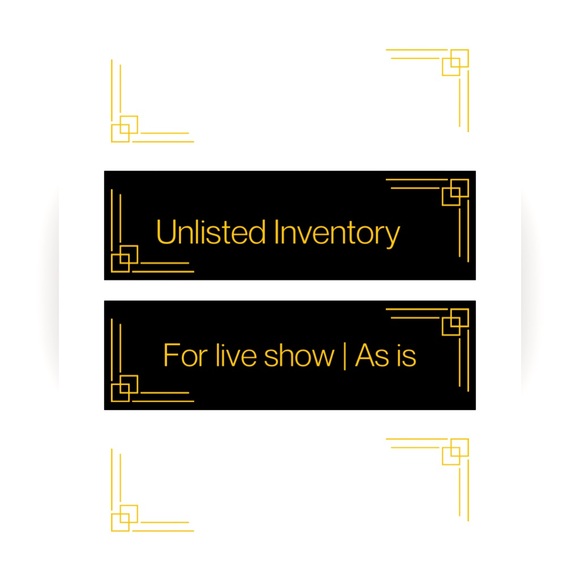 Accessories | Unlisted Inventory Live Show Sold As Described As Is ...